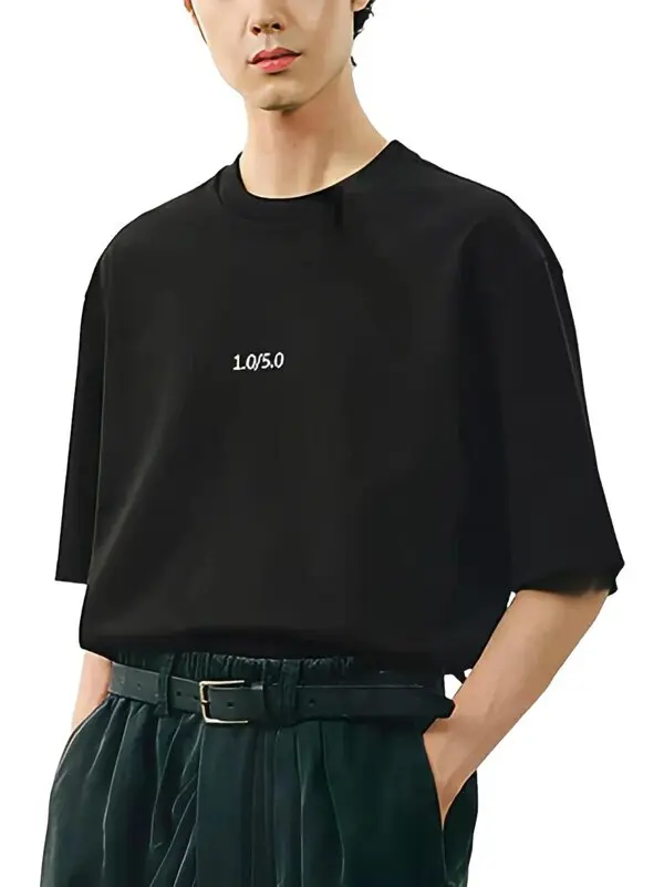 CROQUIS Crew-neck T-shirt - Black