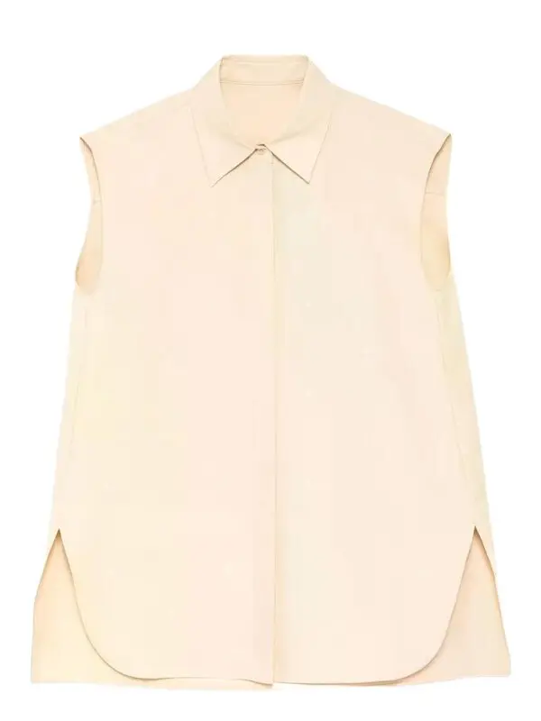 LESS Beaded-embroidered Vest - Neutrals