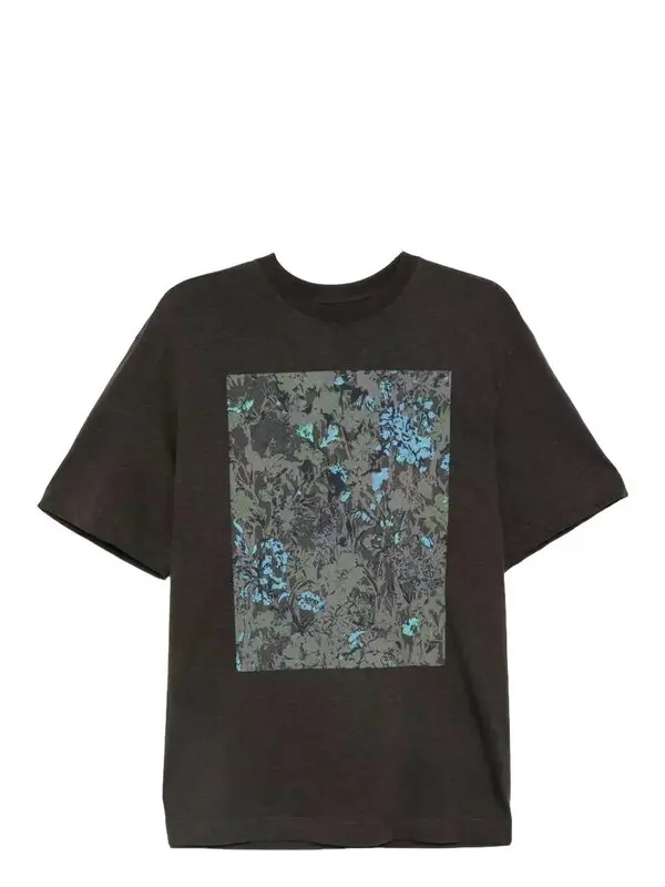 JNBY Floral Print T-shirt - Brown