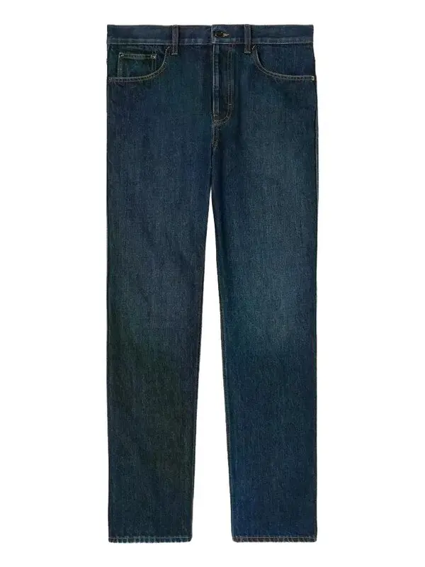 Gucci Slim Fit Cotton Denim Jeans - Blue