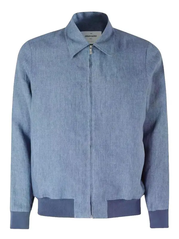 GRAN SASSO Zip-up Jacket - Blue