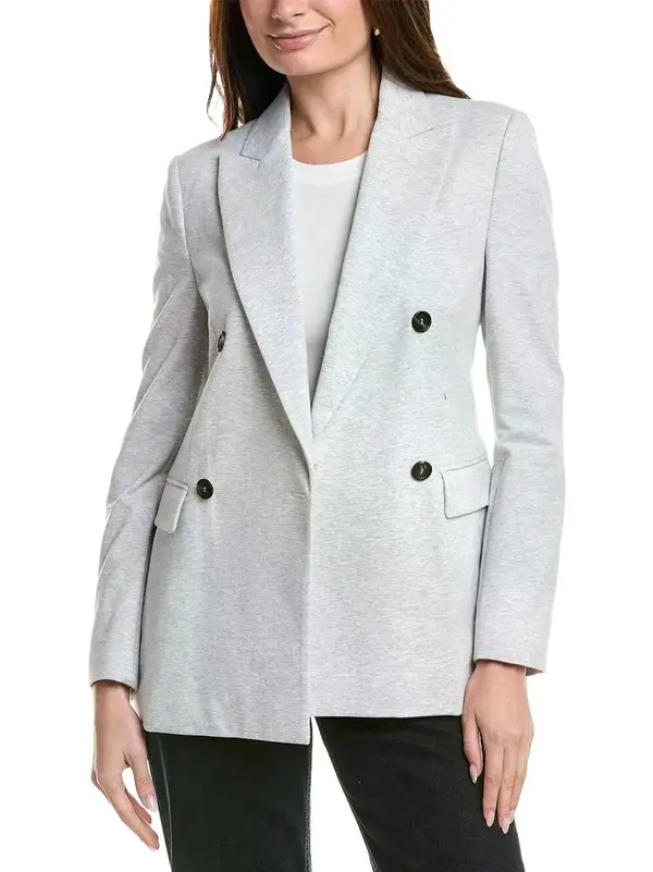 Brunello Cucinelli Double-breasted Blazer - Grey