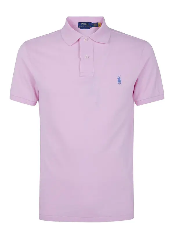 Polo Ralph Lauren Short Sleeves Knit Polo Shirt - Pink