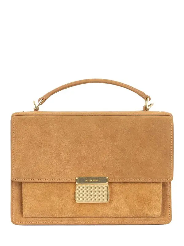 GOLDEN GOOSE Venezia Bag In Nabuk And Suede With Fringe - Brown