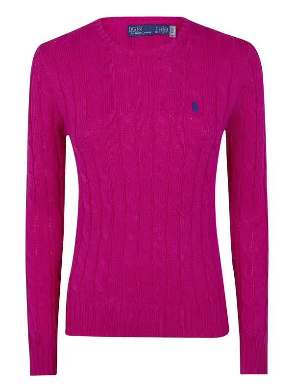 Polo Ralph Lauren Julianna" Long Sleeves Pullover In Pima Cotton - Pink