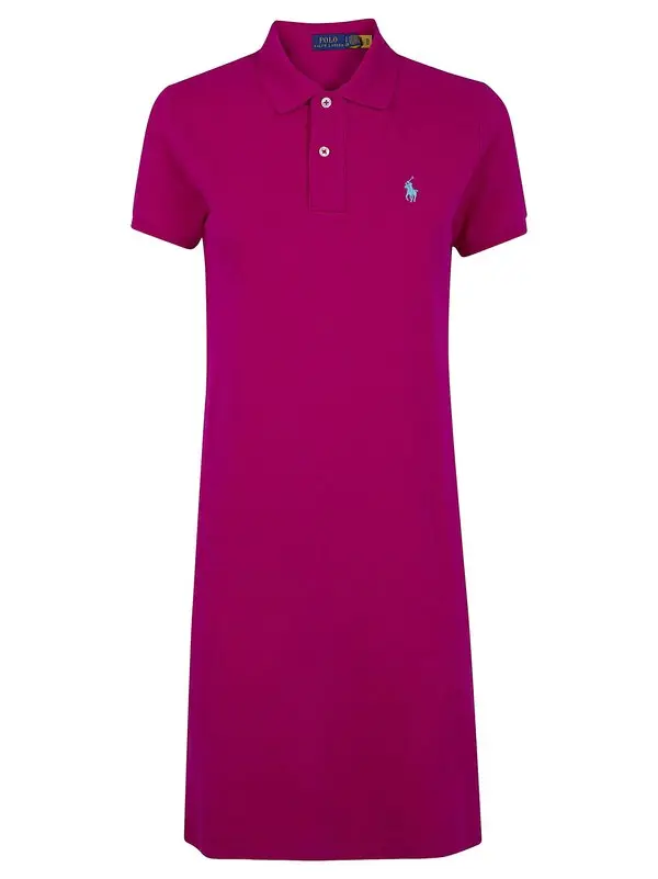 Polo Ralph Lauren Short Sleeve Mini Polo Dress - Pink