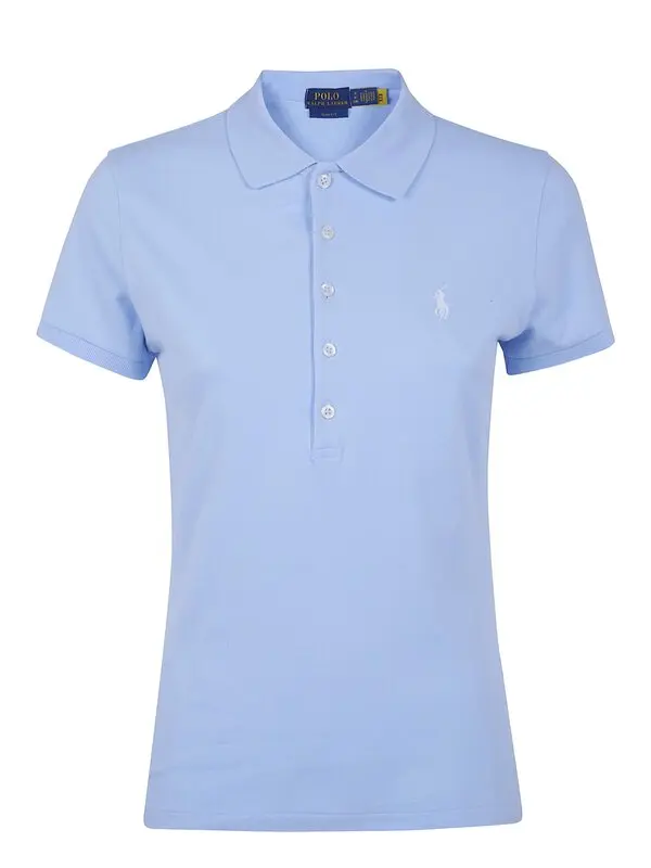 Polo Ralph Lauren Julie" Short Sleeve Polo Shirt - Blue