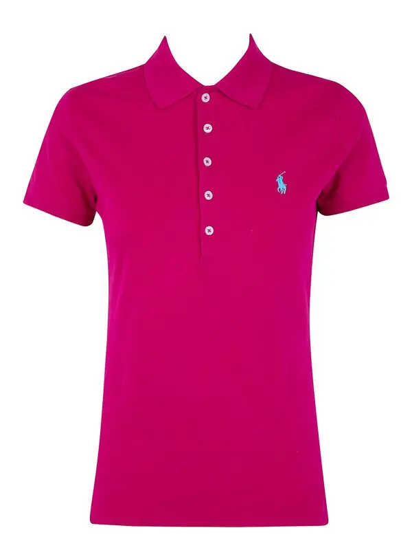 Polo Ralph Lauren Julie" Short Sleeve Polo Shirt - Pink