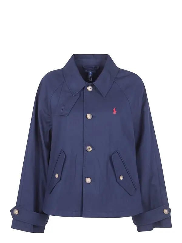 Polo Ralph Lauren Classic Short Trench Coat - Blue