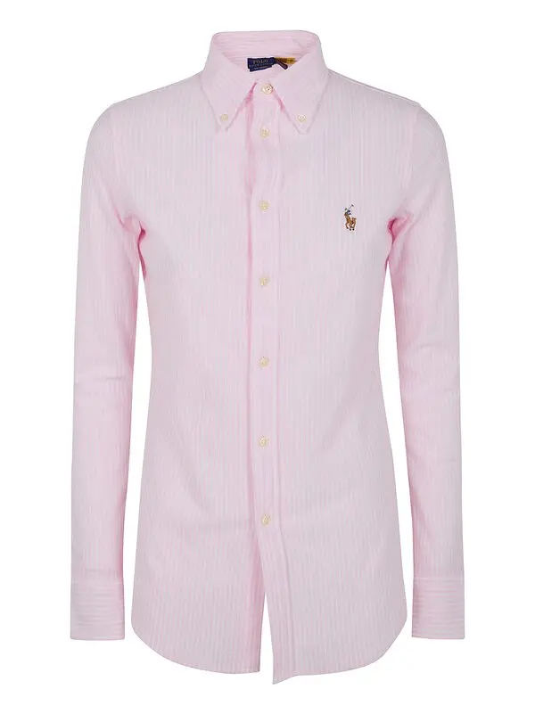 Polo Ralph Lauren Heidi" Long Sleeve Shirt - Pink