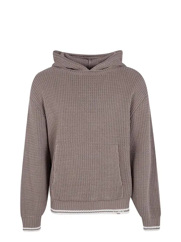 GOLDEN GOOSE Journey M's" Patrick Hoody Cotton Tricot - Brown