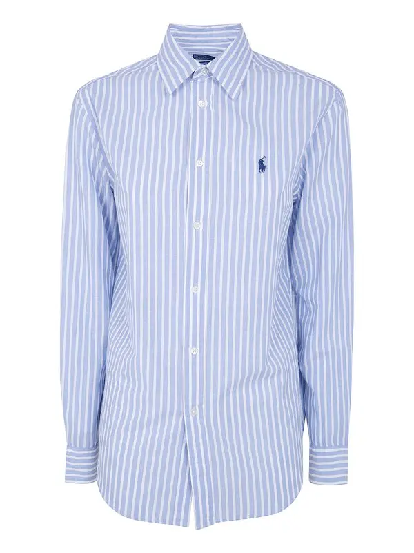 Polo Ralph Lauren Striped Button-up Shirt - Blue