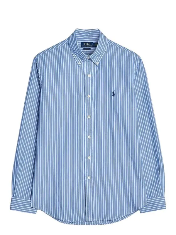 Polo Ralph Lauren Long Sleeves Sport Stripes Shirt - Blue
