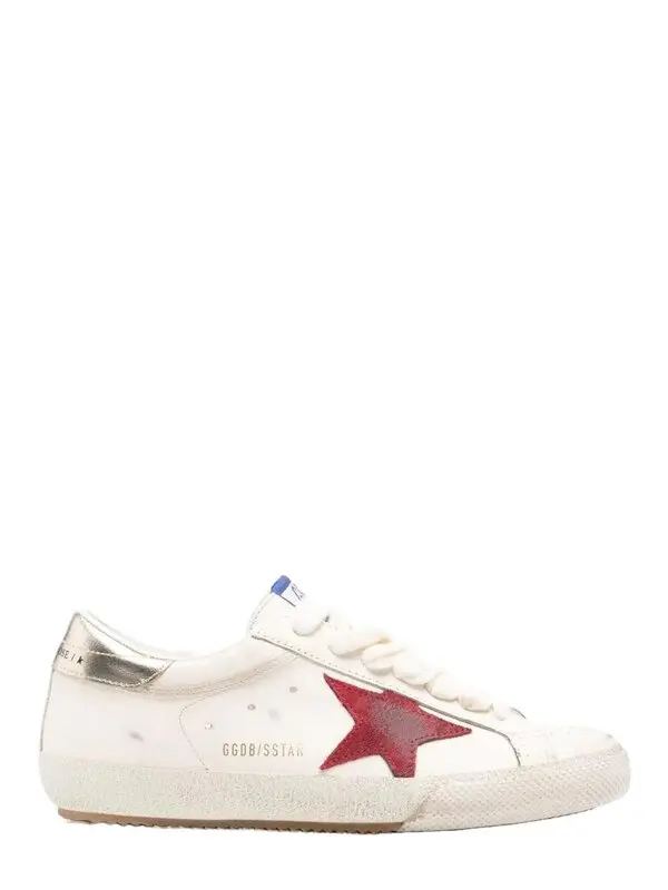 GOLDEN GOOSE Super Star Leather Sneakers - White