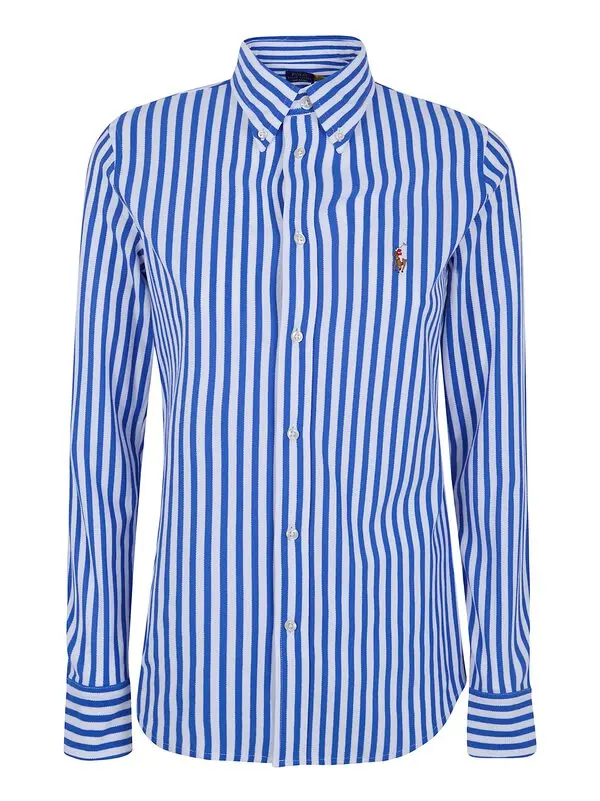 Polo Ralph Lauren Long Sleeve Striped Shirt - Blue