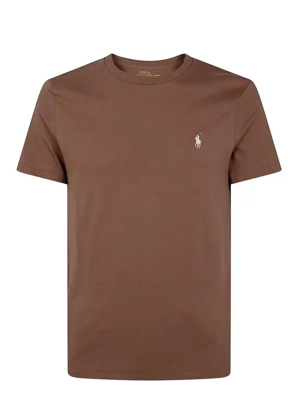 Polo Ralph Lauren Short Sleeves Classic T-shirt - Brown
