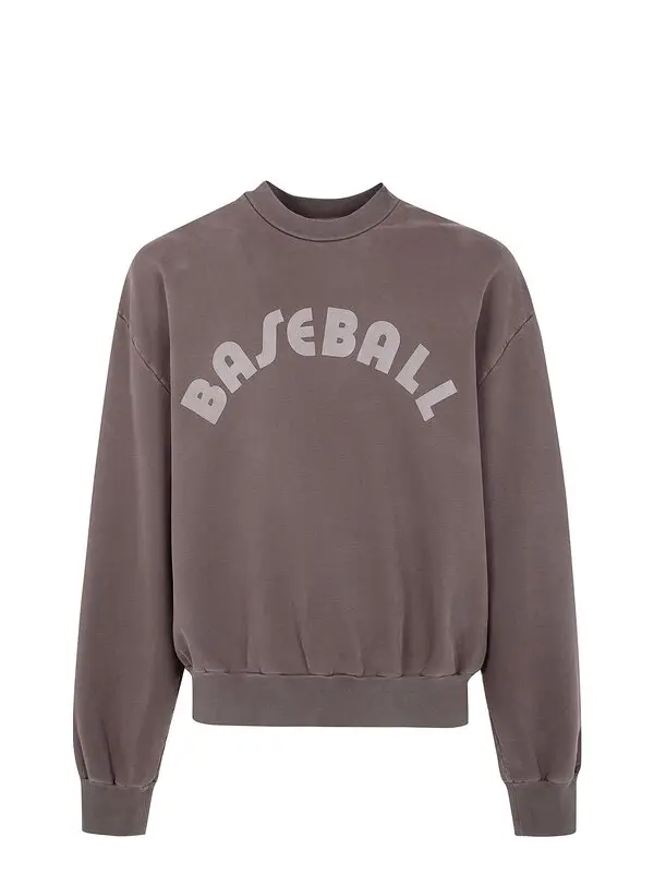 Fear Of God Baseball' Classic Fit Half Raglan Sweatshirt - Brown