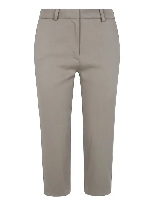 THE FRANKIE SHOP Lior Fluid Capri Pants - Gray