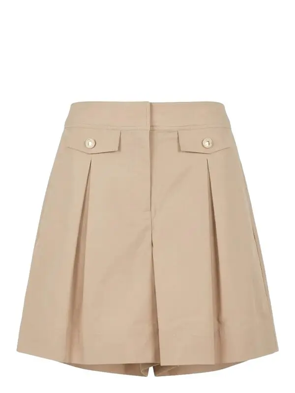TWINSET Tailored Pleated Shorts - Pink