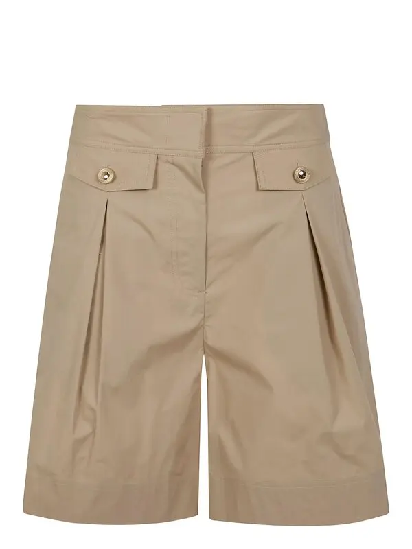 TWINSET Tailored Pleated Shorts - Pink