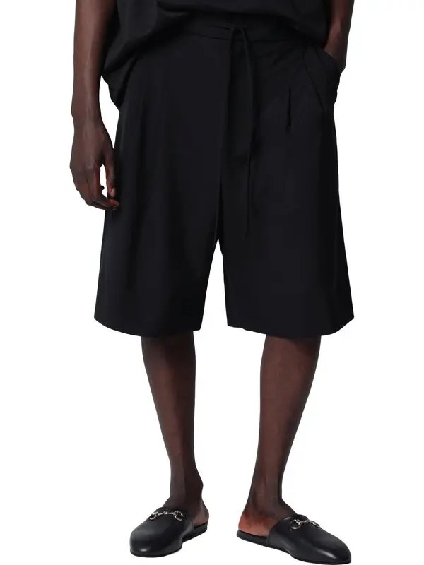 Fear Of God Baggy Wool Bermuda Shorts - Black
