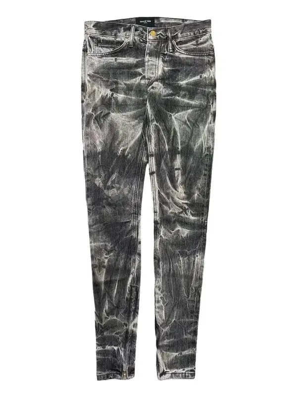 Fear Of God Holy Water Acid-wash Jeans - Black