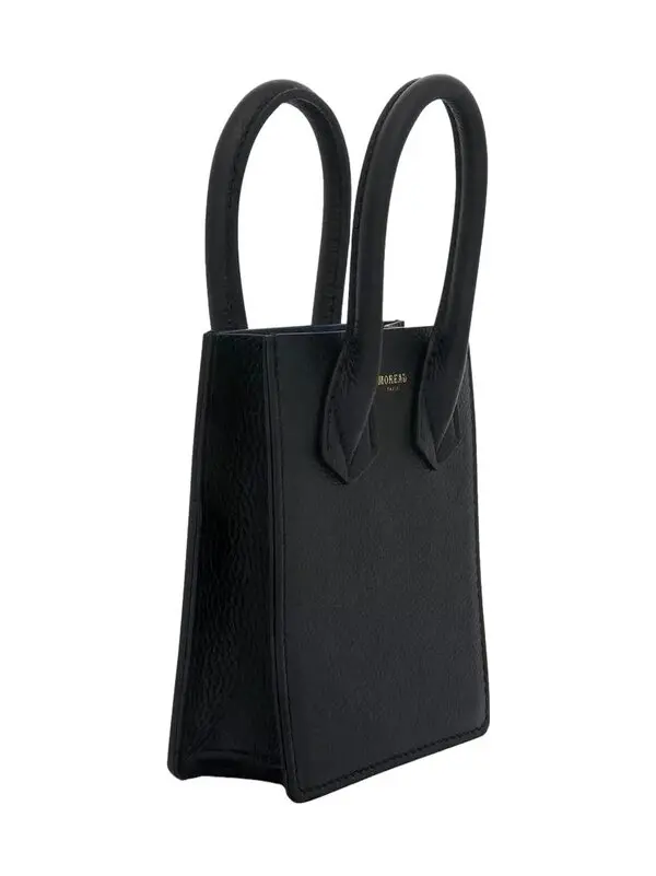 Moreau Suite Bb Leather Tote Bag - Black