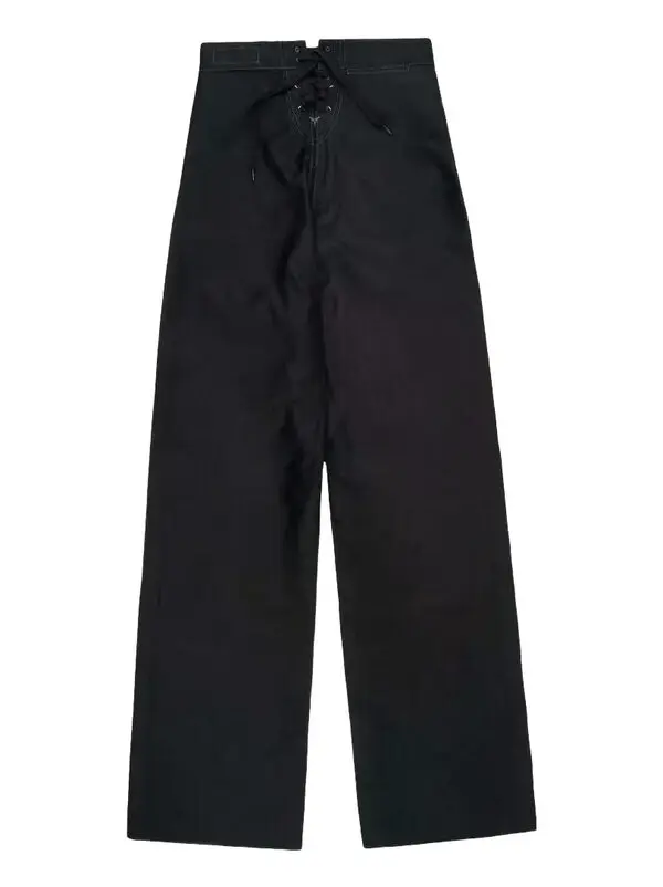 MAISON MARGIELA Wide Leg Trousers - Black