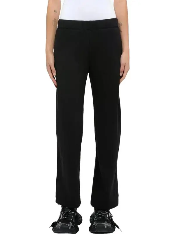 FAX COPY EXPRESS Drawstring-waist Track Pants - Black