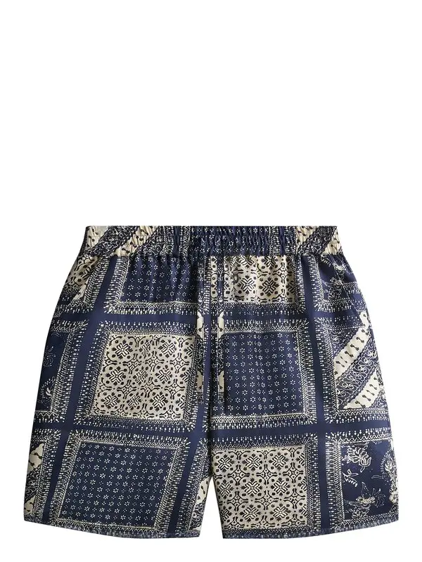 Kith Silk Twill Lewis Short "vista - Blue