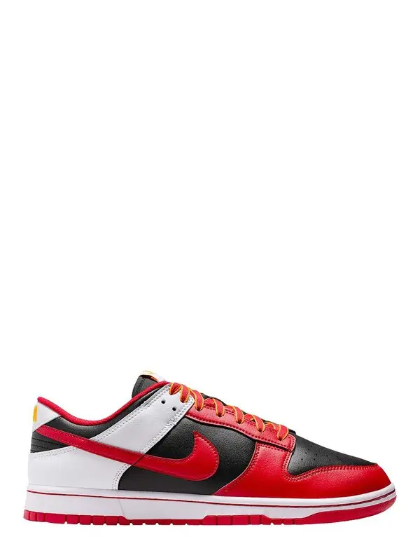 Nike Dunk Low Retro Athletic Sneakers - Red