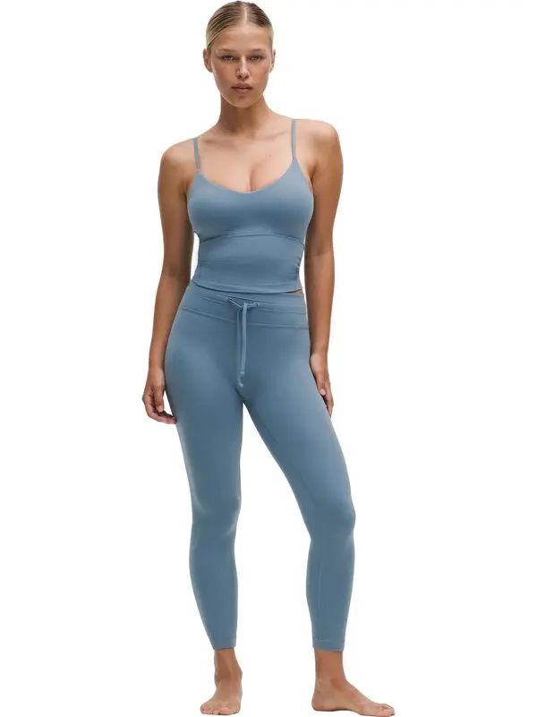 Lululemon Groove Drawcord High-rise Tight 25" Leggings - Steel Blue