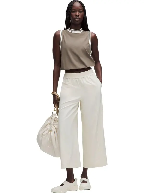 Lululemon Breezily Mid-rise Cropped Pant - Light Ivory