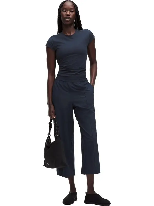 Lululemon Breezily Mid-rise Cropped Pant - True Navy
