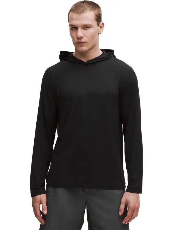 Lululemon Uv-protective Hooded Long-sleeve Shirt - Black