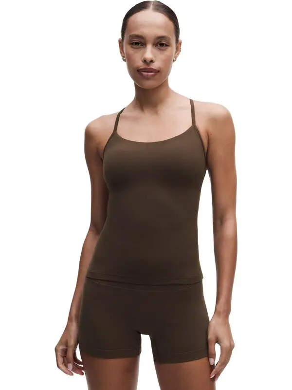 Lululemon Flow Y Tank Top - Walnut Crunch