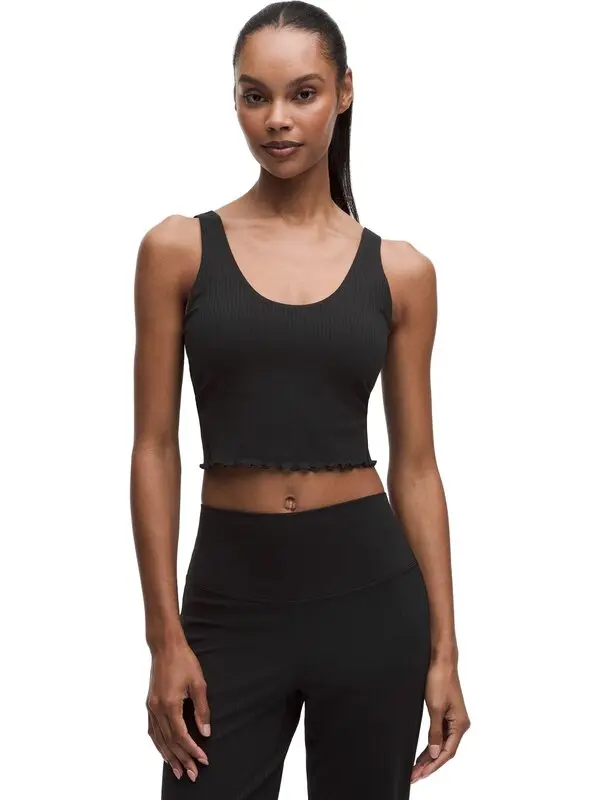 Lululemon Align™ Lettuce-hem Ribbed Tank Top - Black