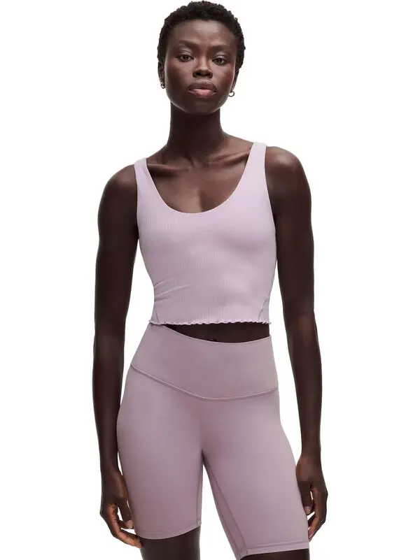 Lululemon Align™ Lettuce-hem Ribbed Tank Top - Lilac Play