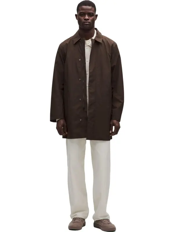 Lululemon Waterproof Classic-fit Car Coat - Walnut Crunch