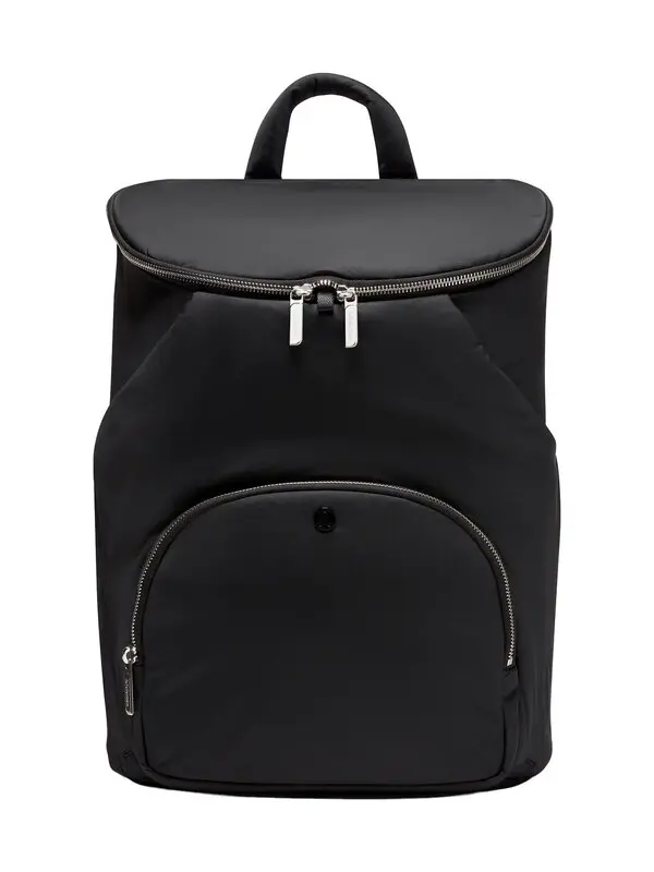 Lululemon 22l Backpack With Removable Pouch And Changing Mat - Black/silver