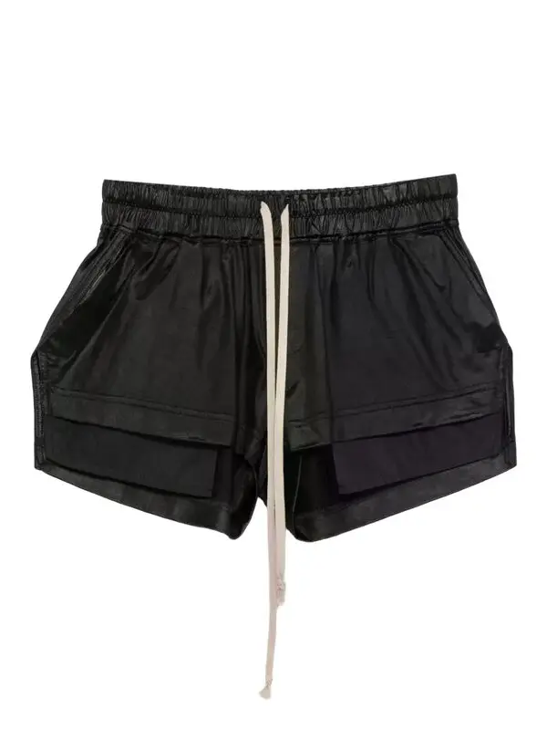 Rick Owens Drawstring Layered Shorts - Black