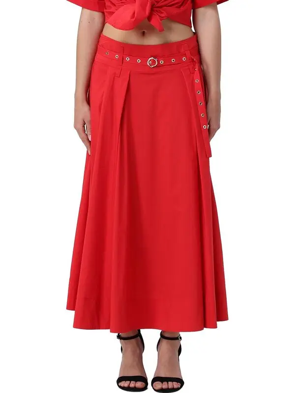 Liu Jo Belted Midi Skirt - White