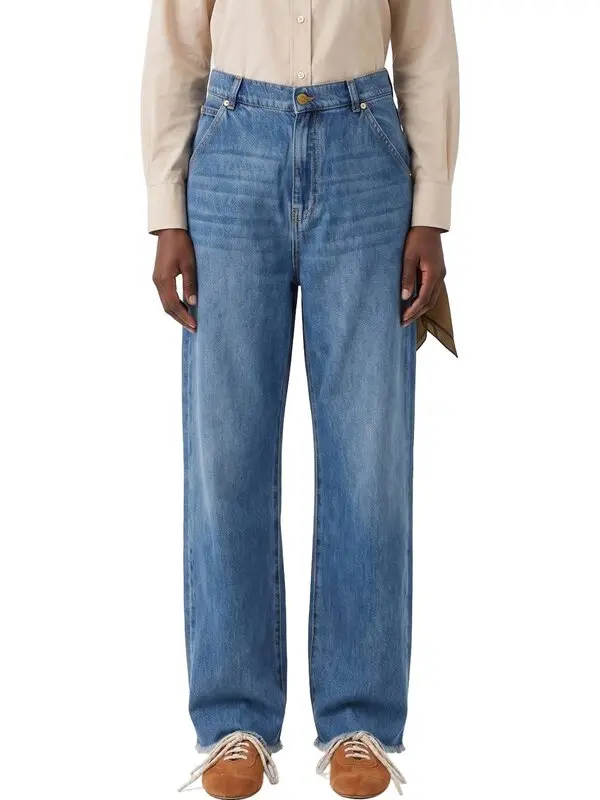 DARKPARK Wide-leg Denim Jeans - Blue