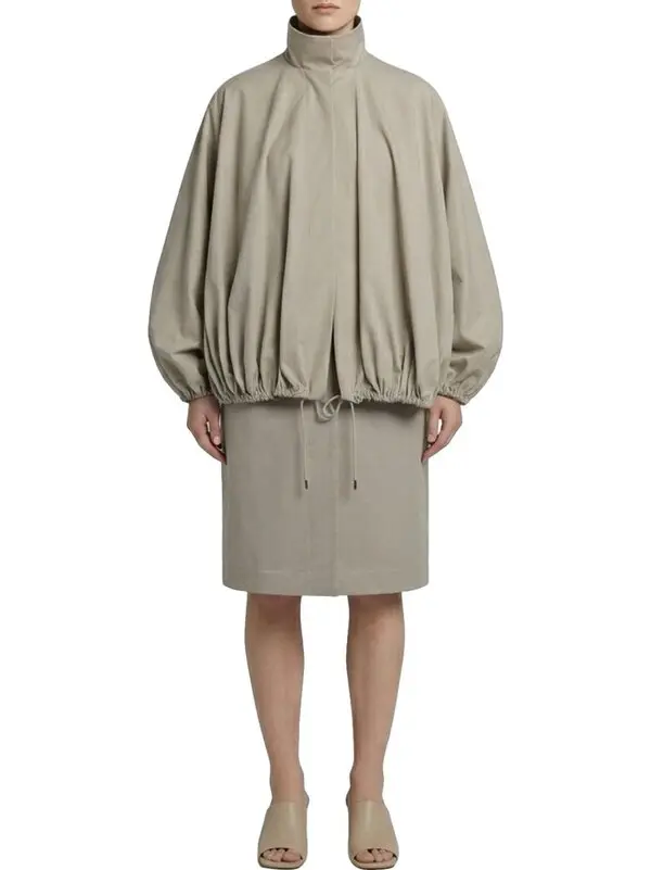 TOTEME Draped Coat - Beige