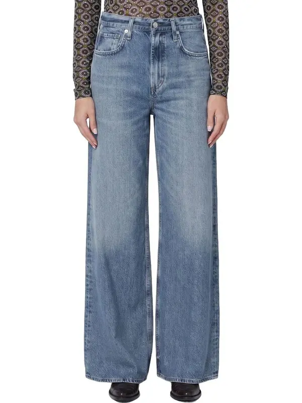 Citizens Of Humanity Cotton Wide-leg Jeans - Denim