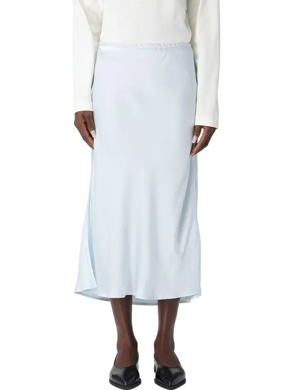 JIL SANDER Midi Skirt - Gnawed Blue