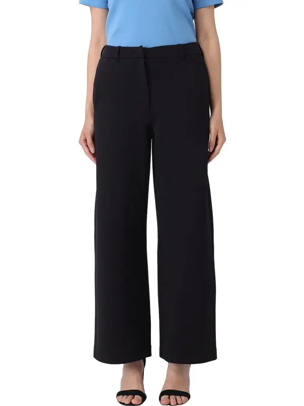 Max Mara Tailored Wide Leg Trousers - Black