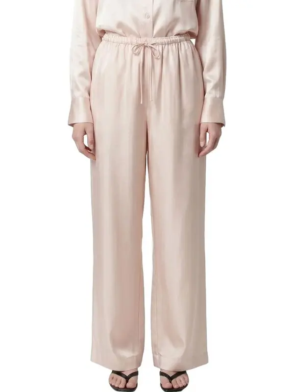 RÓHE Wide Leg Trousers - Pink