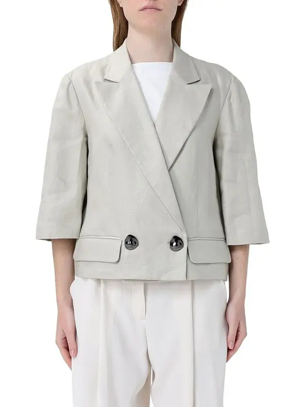 Armani Exchange Tailored Double Breasted Jacket - Dust