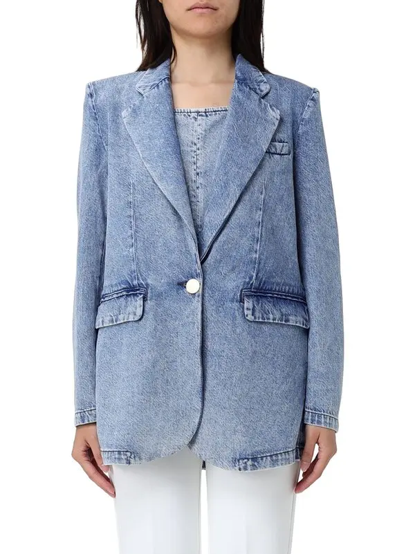Armani Exchange Single-breasted Blazer - Denim